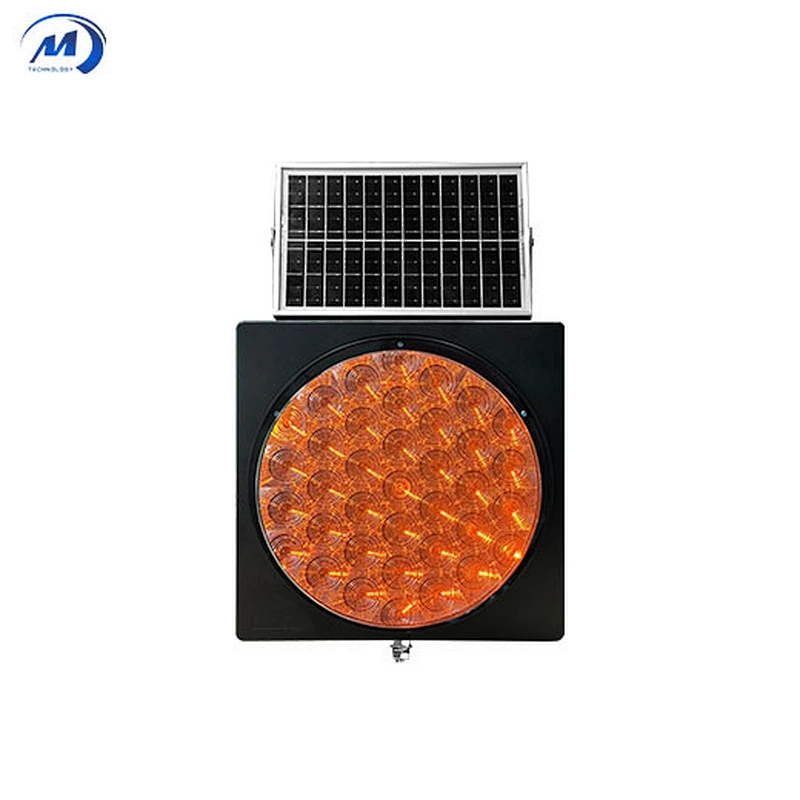 solar yellow flash warning light，strobe warning light